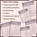 THE COMPLETE VET SCHOOL BUNDLE & Prep Guide for VTNE , NAVLE – Vet Focus